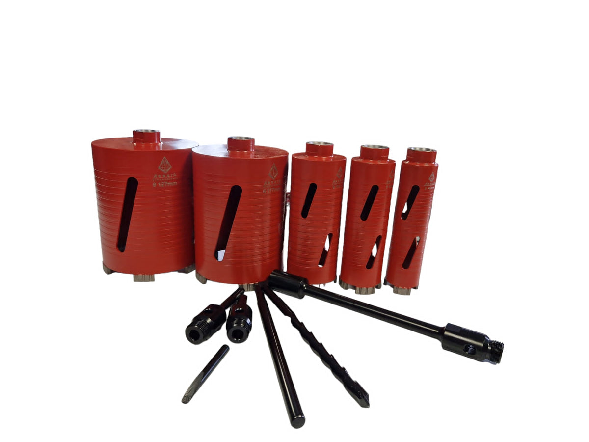 Dry Diamond Core Kit - 5 Pieces — Accura