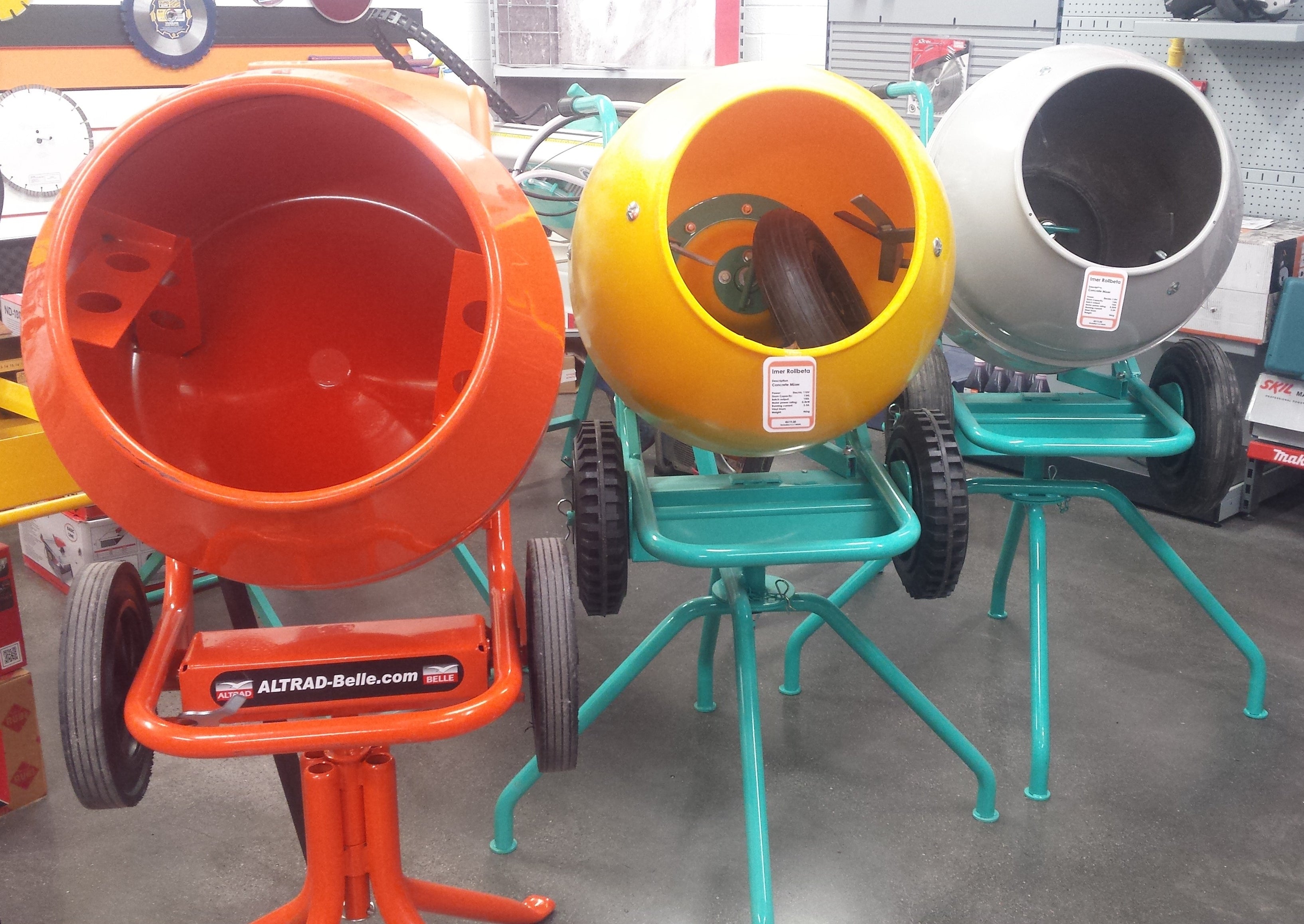 Belle Mini Mix 150 Portable Standard Site Mixer — Accura