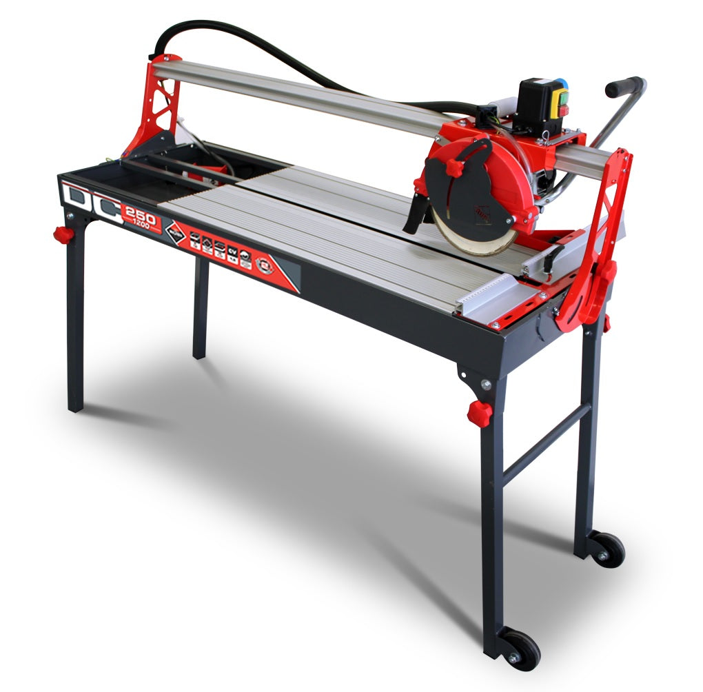Rubi DC 250 Python 1200- 1200mm Wet Bridge Tile Saw – Accura